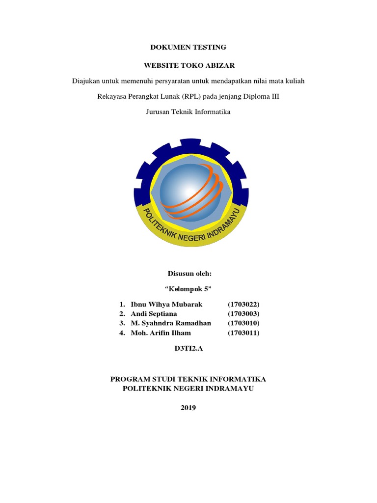 Dokumen Testing | PDF