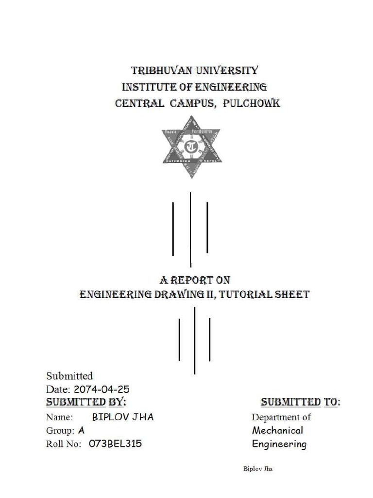 Drawing II Tutorial Solution | PDF
