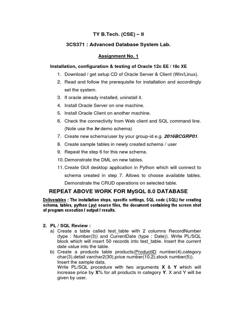 Ads Lab | PDF | Oracle Database | Pl/Sql