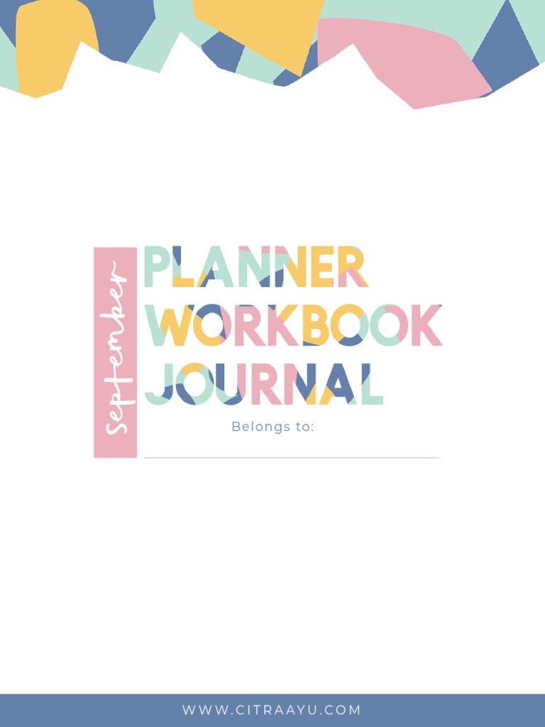 Fillable Planner Citra Ayu (Color) FORM PDF | PDF