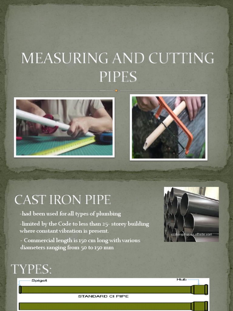 Cast Iron Pipe Measurement Guide | PDF | Plumbing | Pipe (Fluid Conveyance)