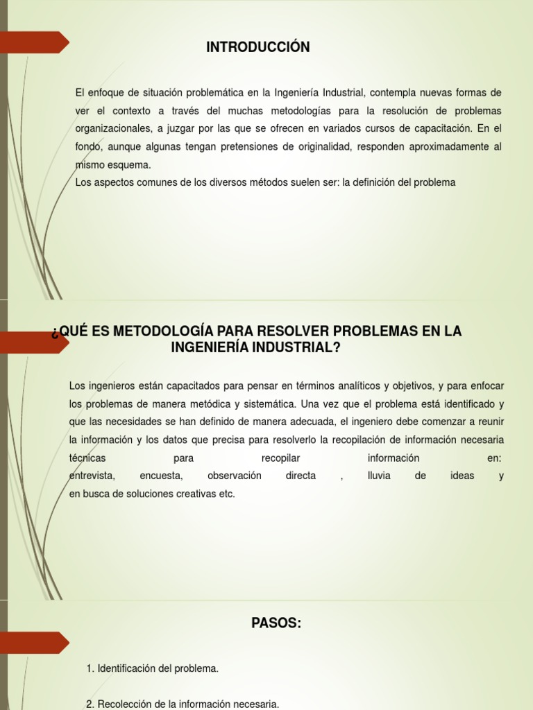 Metodología para Resolver Problemas | PDF | Diseño | Ingeniería