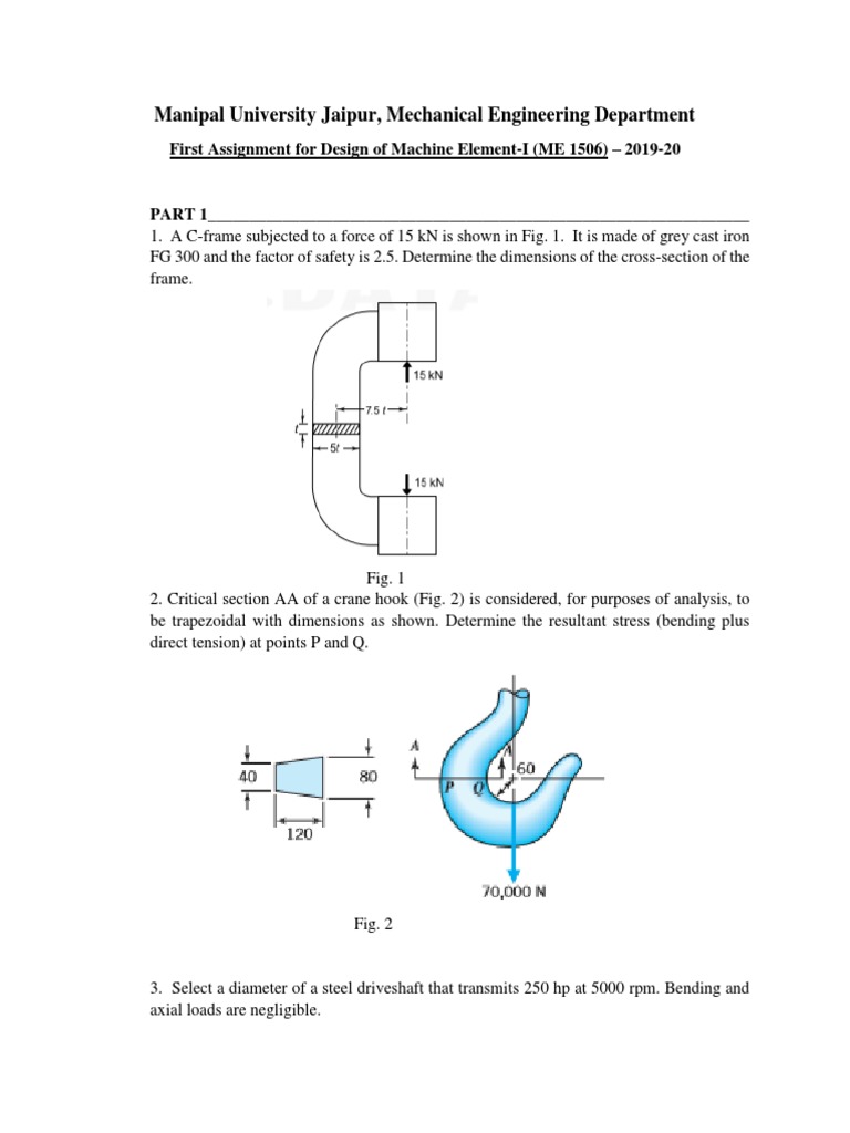 Assign I MD I | PDF | Bending | Yield (Engineering)
