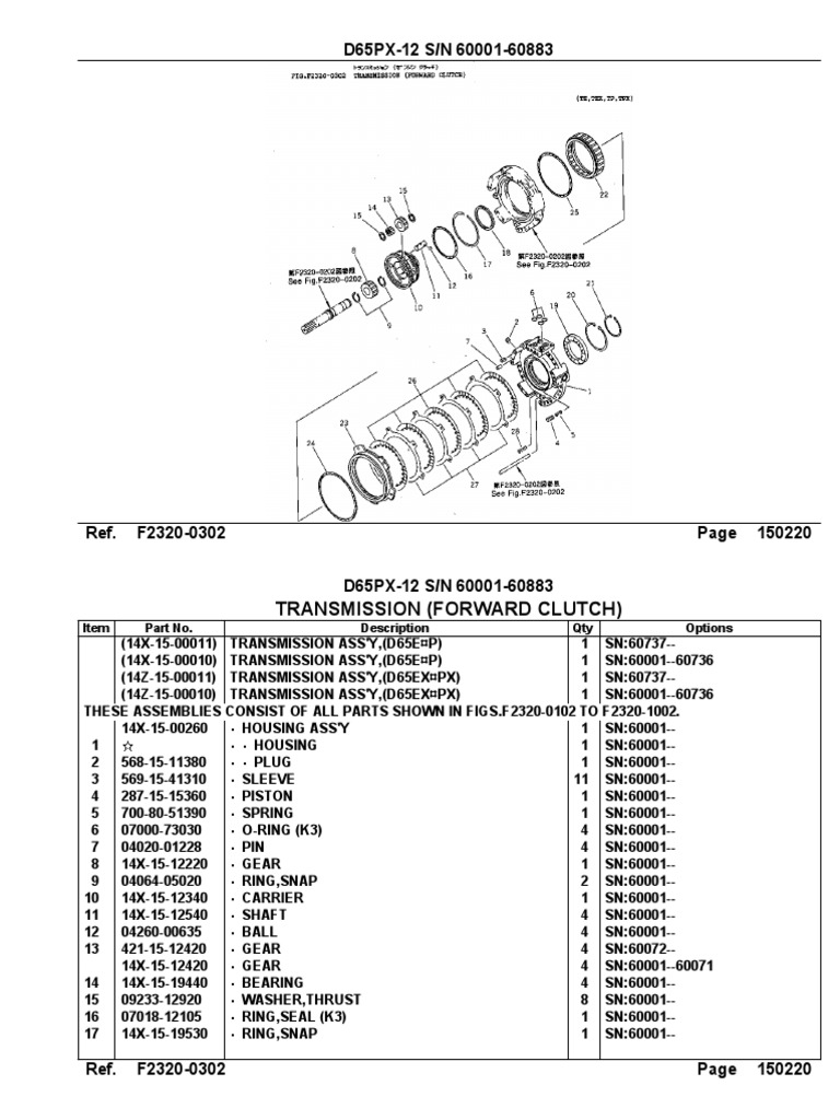 Transmission Forward Clutch | PDF | Transmission (Mechanics) | Clutch