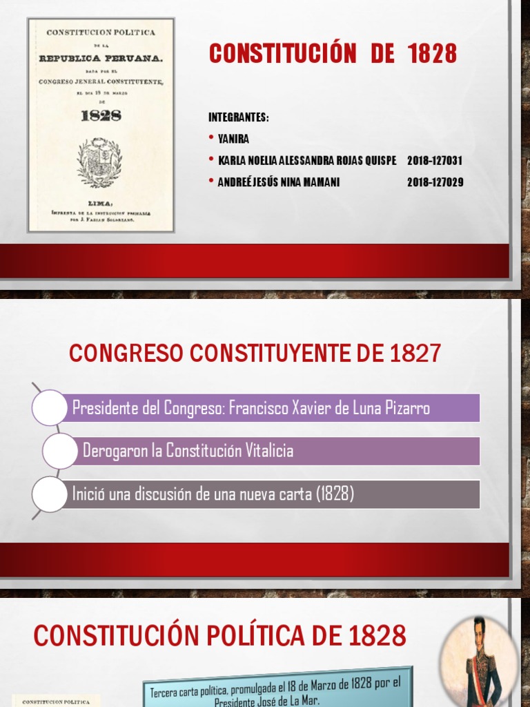 Constitucion de 1828 | Descargar gratis PDF | Separación de poderes ...