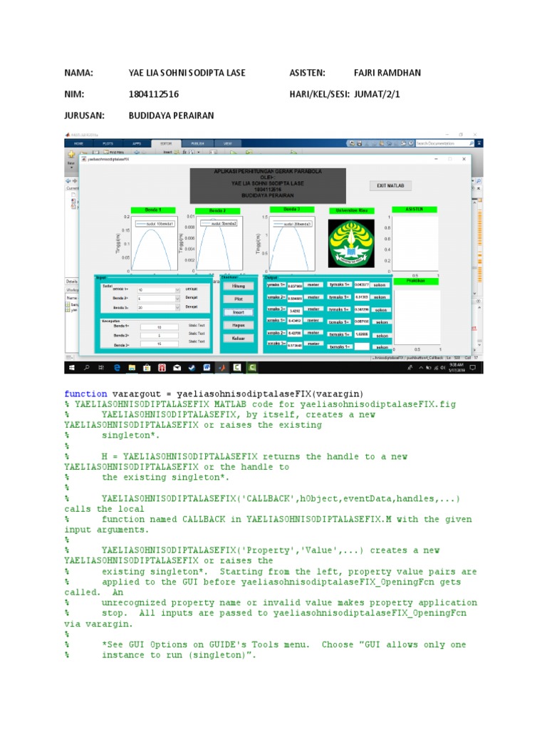 Rumus Fisdas | PDF | Object (Computer Science) | Matlab