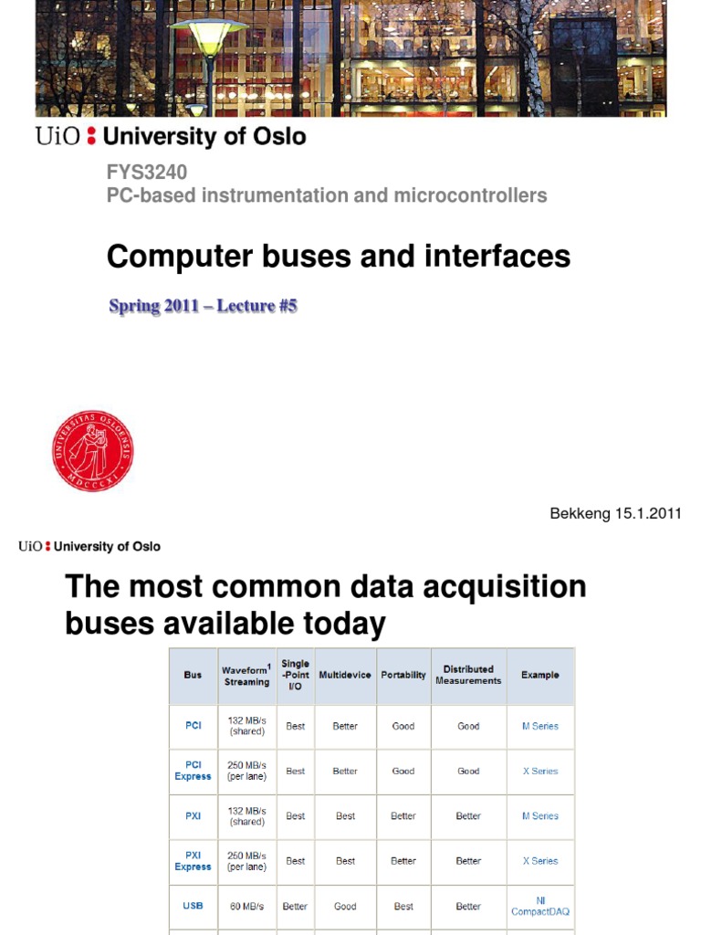Computer Buses and Interfaces | PDF | Usb | Ethernet