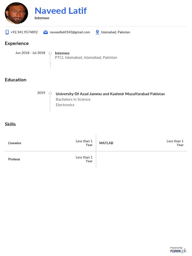 Naveed CV | PDF