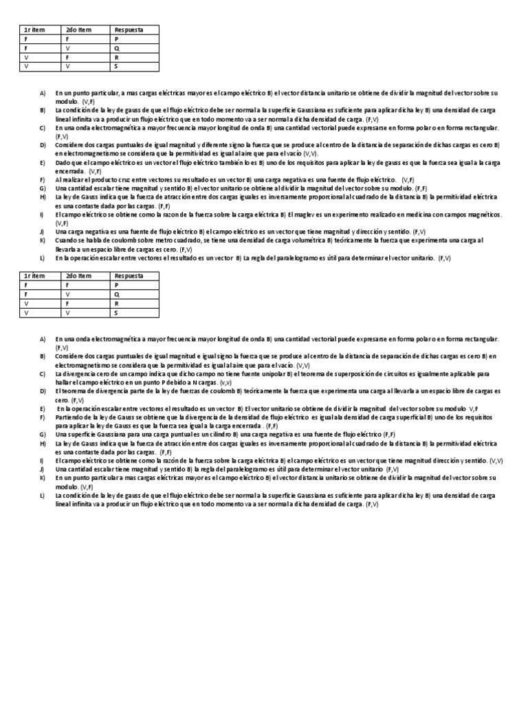 Teoria de Primer Parcial Teoria Electromagnetica | PDF | Campo eléctrico | Vector Euclidiano