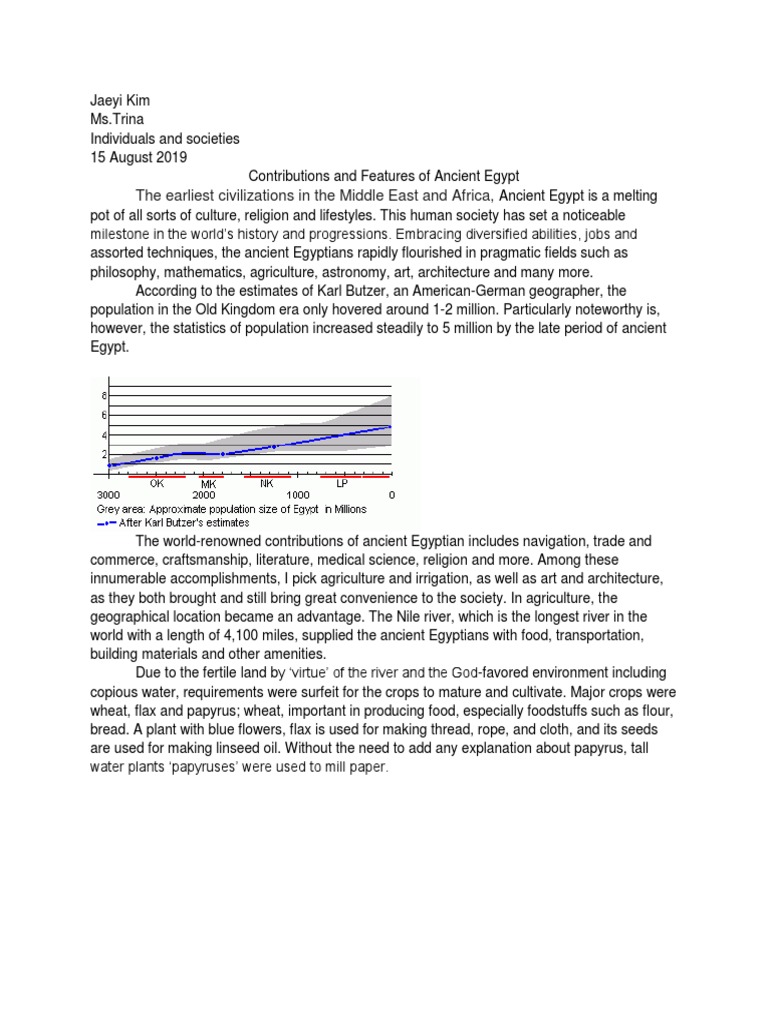 Contributions and Features of Ancient Egypt | PDF | Ancient Egypt | Mummy