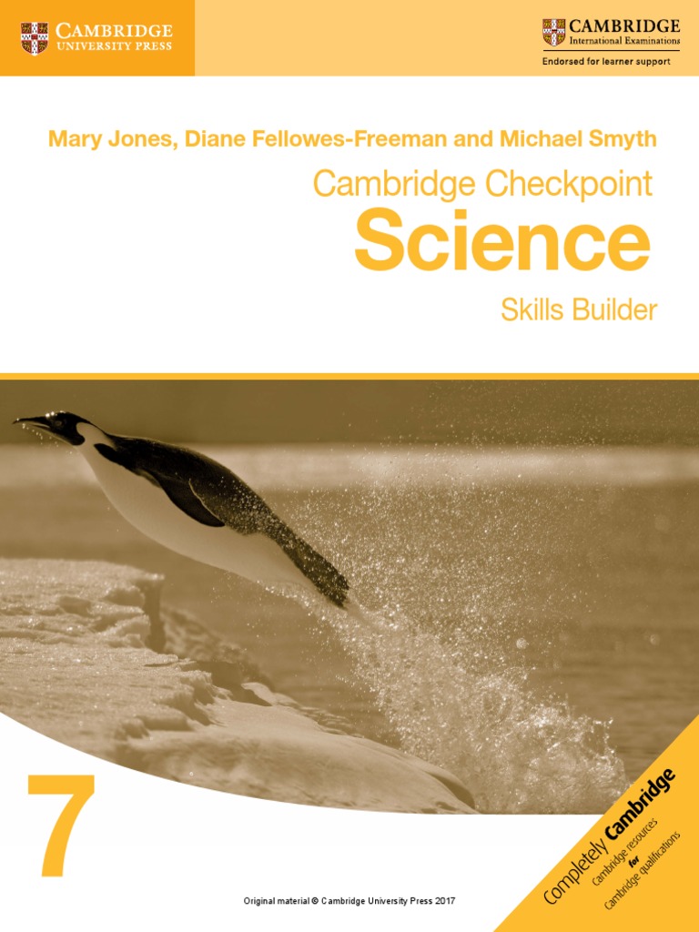 Cambridge Checkpoint Science Skills Builder 7 | Download Free PDF ...