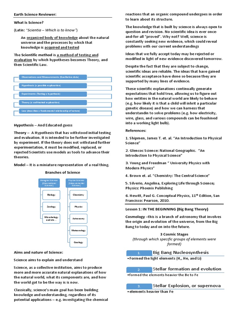 Earth Science Reviewer Grade 11 | PDF | Atmosphere Of Earth | Planetary ...