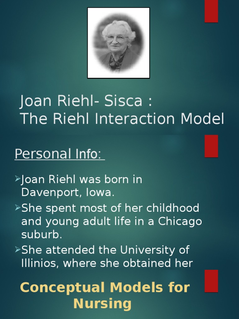 Joan Riehl-Sisca's Nursing Theory | PDF | Nursing | Concept