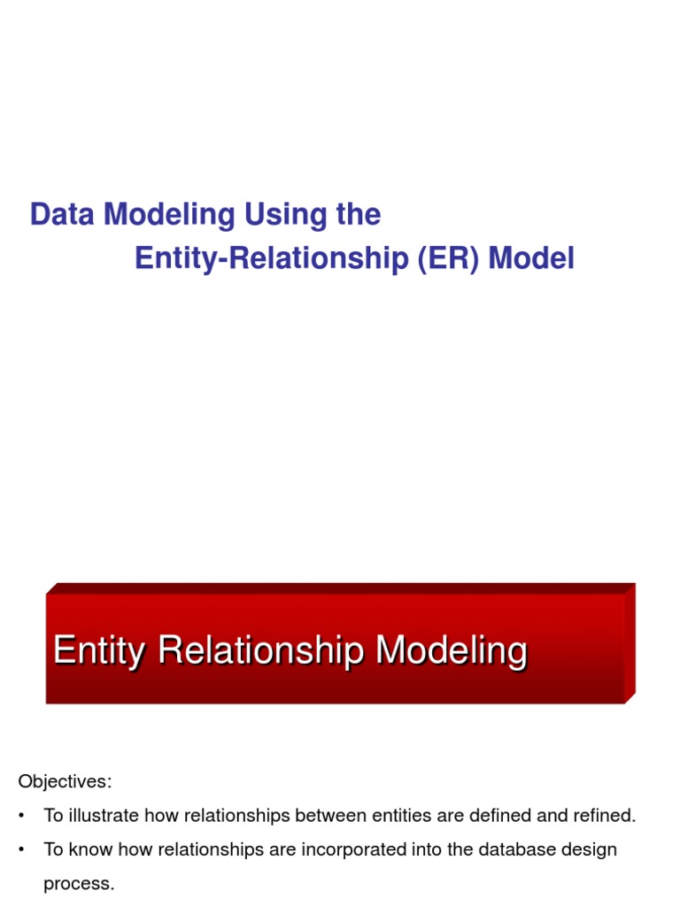Entity-Relationship Data Modeling Guide | PDF | Conceptual Model | Data Model