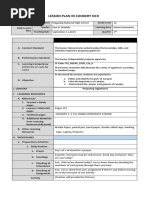 Lesson Plan in TLE - Cookery | PDF | Cakes | Chocolate