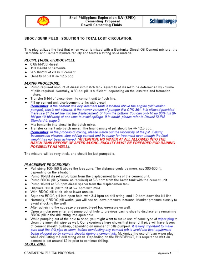 Gunk Plug Placement Procedure | PDF | Filtration | Diesel Engine