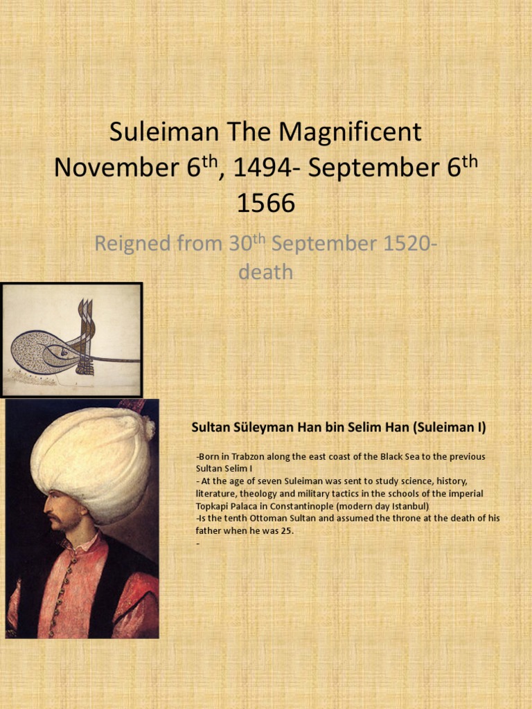 Suleiman The Magnificent | PDF | Ottoman Empire | Religion And Belief