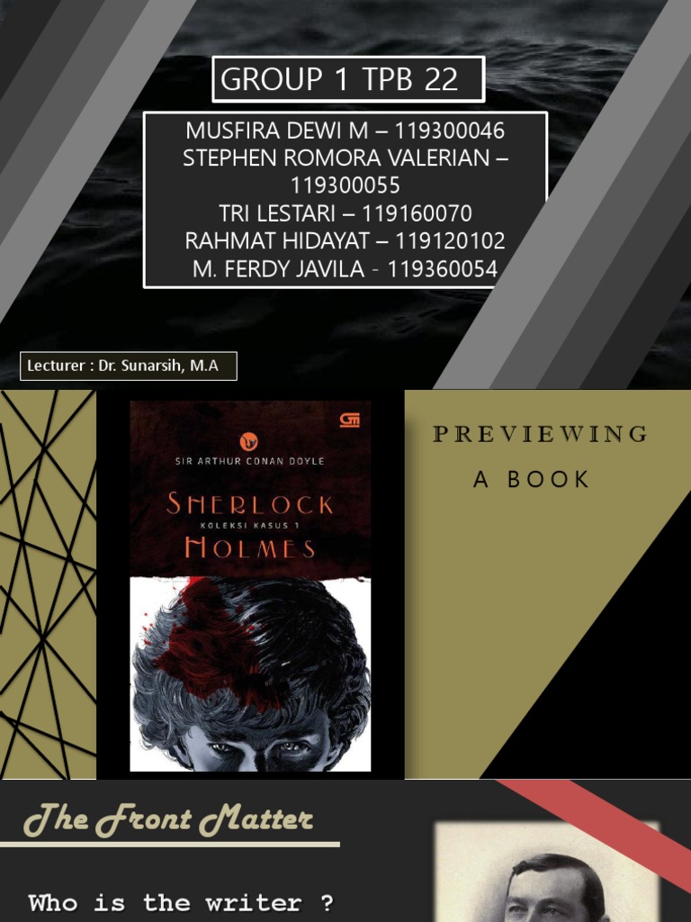 Example of Previewing A Book | PDF