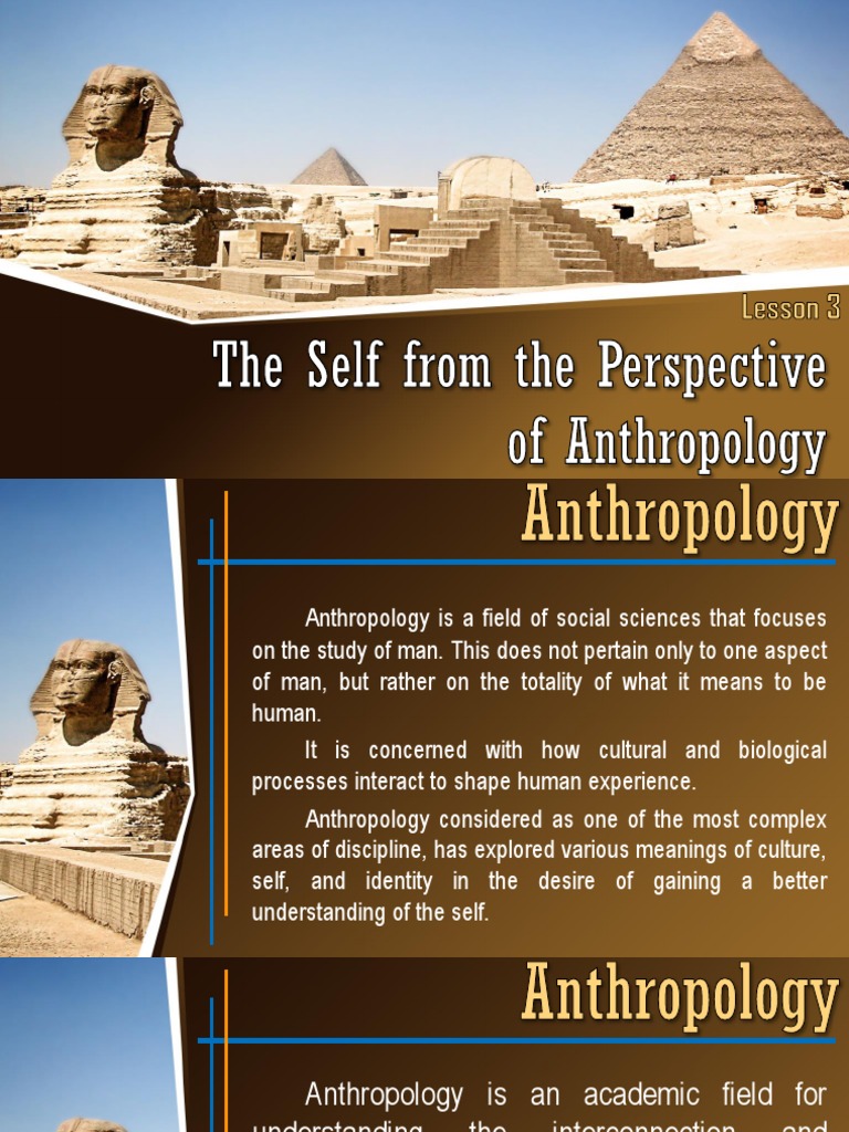 Lesson 3 The Self From The Athropological Perspective 1 | PDF ...