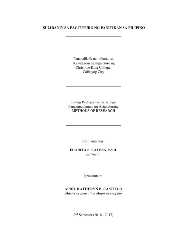 Methods and Research | PDF