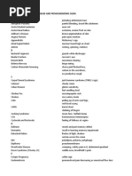 Common Signs and Symptoms of Diseases (Pathognomonic Sign) | PDF ...