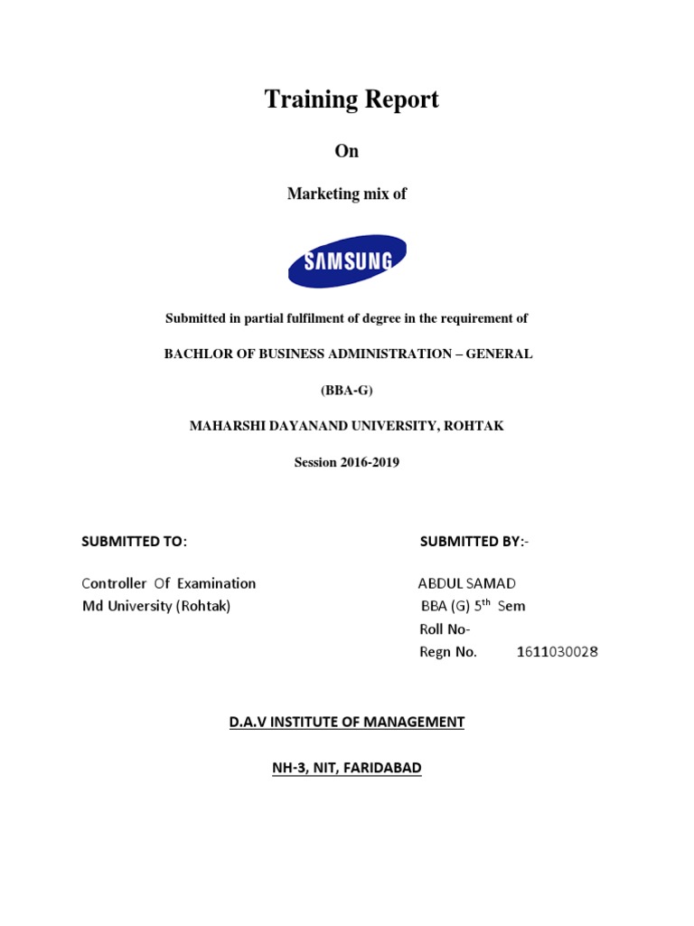 Samsung Marketing Mix | PDF | Marketing Communications | Sales