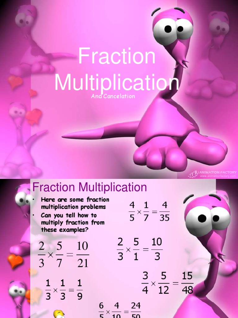 Fraction Multiplication and Division | PDF