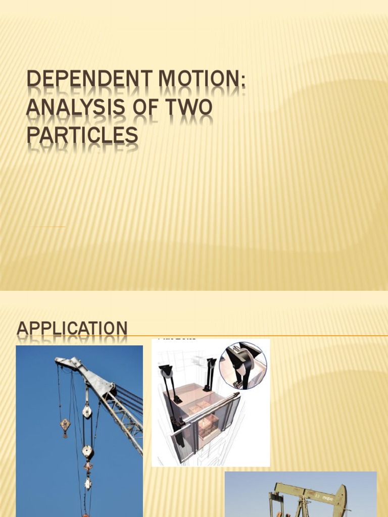 Dependent Motion | PDF