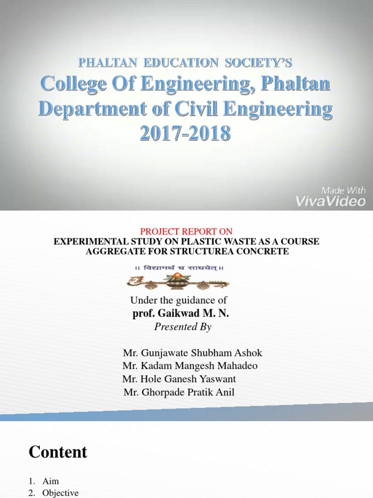 College of Engineering, Phaltan | PDF | Construction Aggregate | Concrete