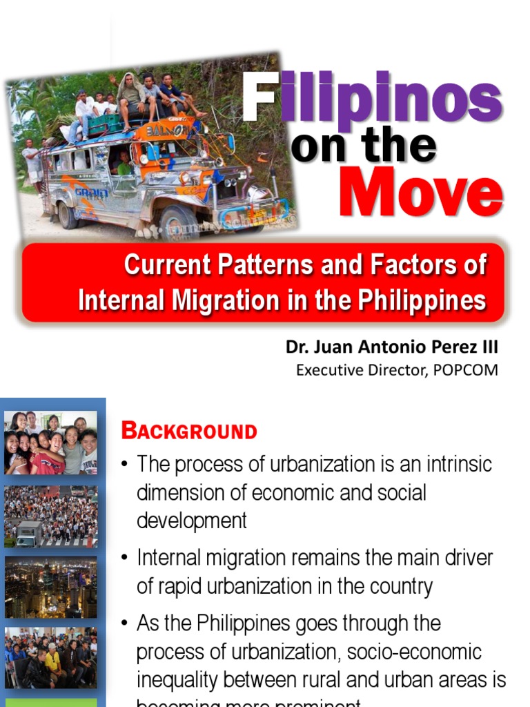 Filipinos On The Move Presentation For IM Summit As of June 16 1 | PDF ...
