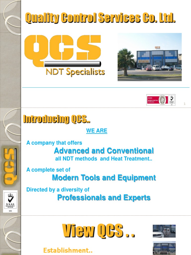 NDT Services for Industrial Projects | PDF | Nondestructive Testing ...