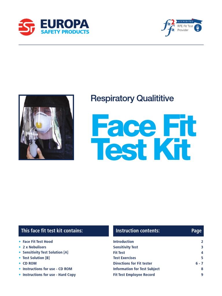 Europa: Face Fit Test Kit | PDF | Nature