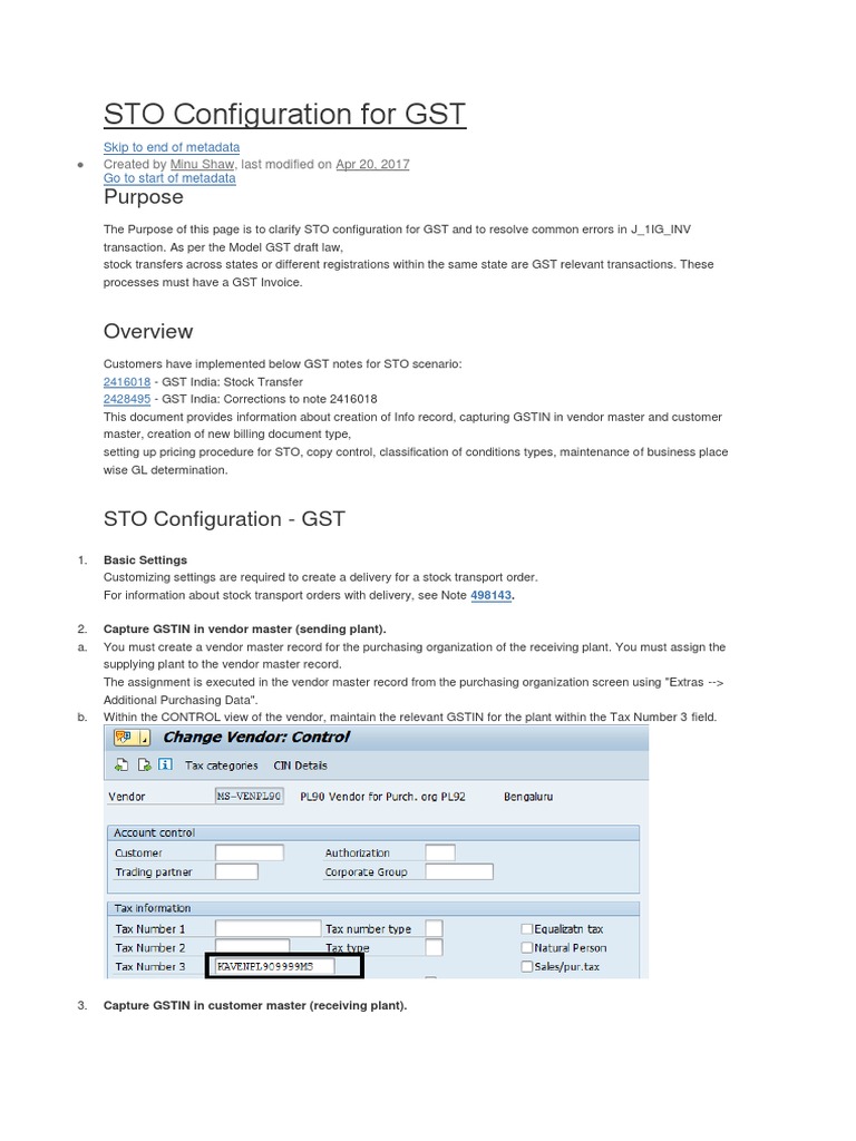 Sto GST | PDF | Invoice | Value Added Tax