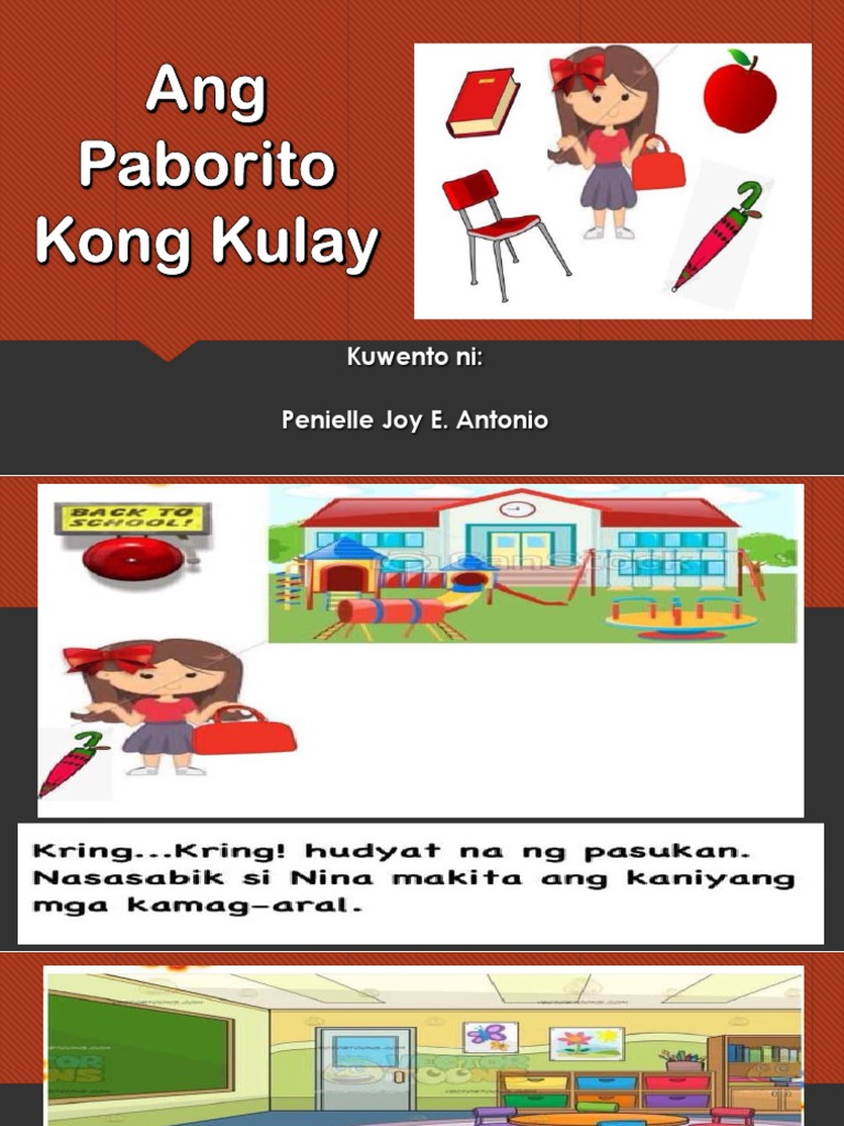 Ang Paborito Kong Kulay Sa Paaralan | PDF