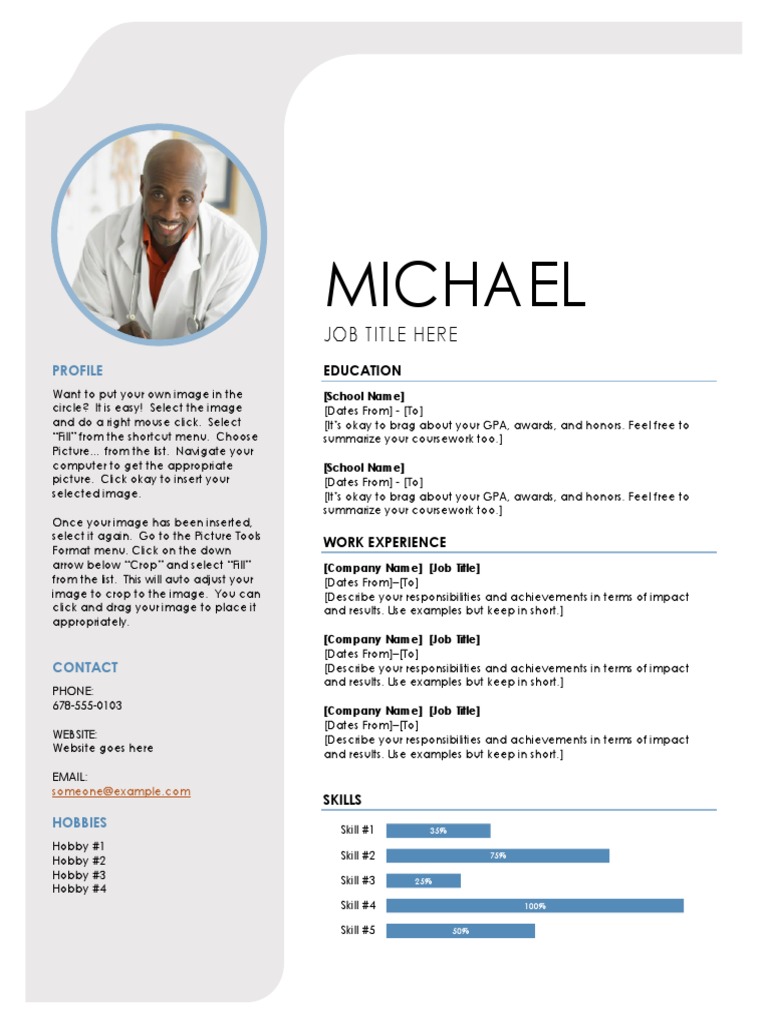 Michael's Fresh Graduate CV Template | PDF | Career & Growth