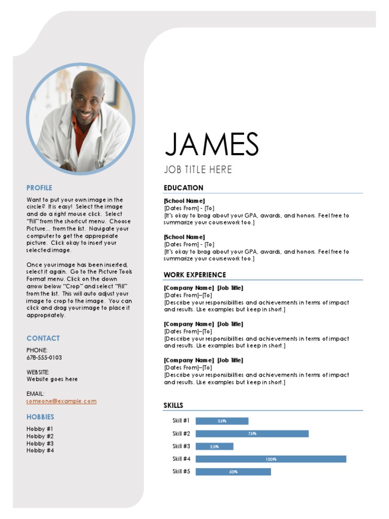 Resume Template - James | PDF