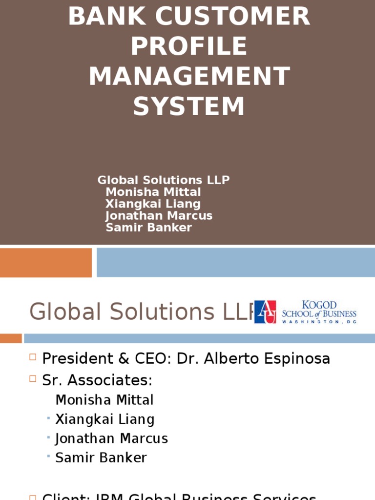 Bank Customer Profile Management System | PDF | Cheque | Use Case