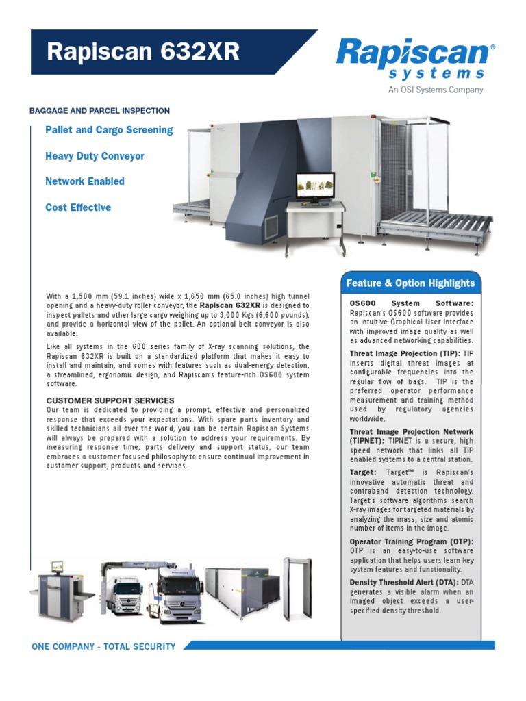 Rapiscan 632XR Screen | PDF | Computer Monitor | Computer Network