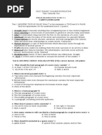 1st Grading Test SPJ | PDF | Journalism | News