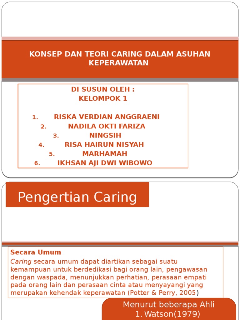 KDK Po 1 Konsep Caring | PDF