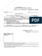 EWS Application Form | PDF