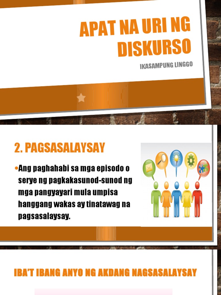 Uri NG Diskurso - Pagsasalaysay at Paglalarawan-2 | PDF