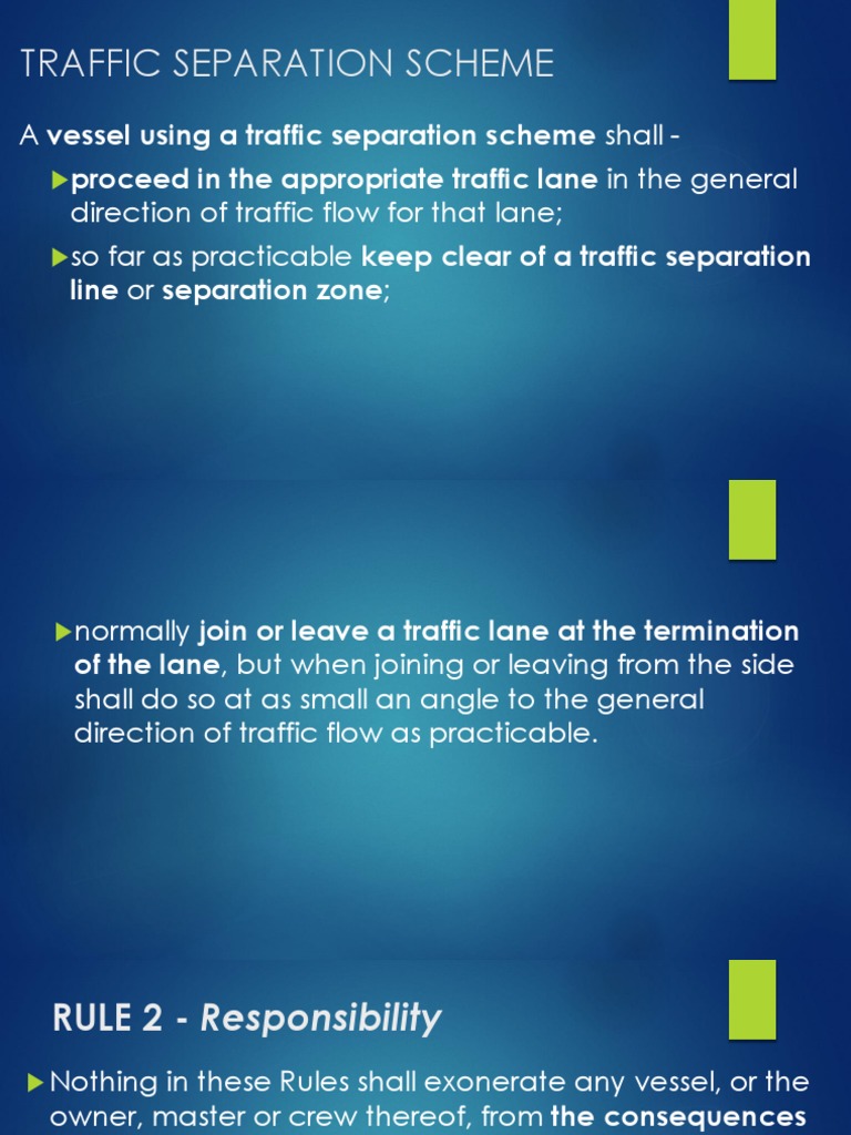 Traffic Separation Scheme | PDF