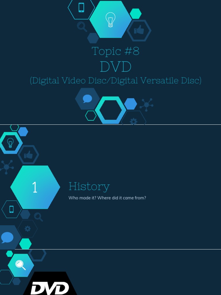 Topic #8: (Digital Video Disc/Digital Versatile Disc) | PDF | Dvd | Video