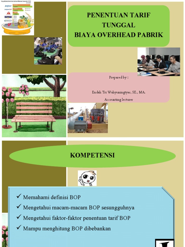 Penentuan Tarif Tunggal BOP | PDF