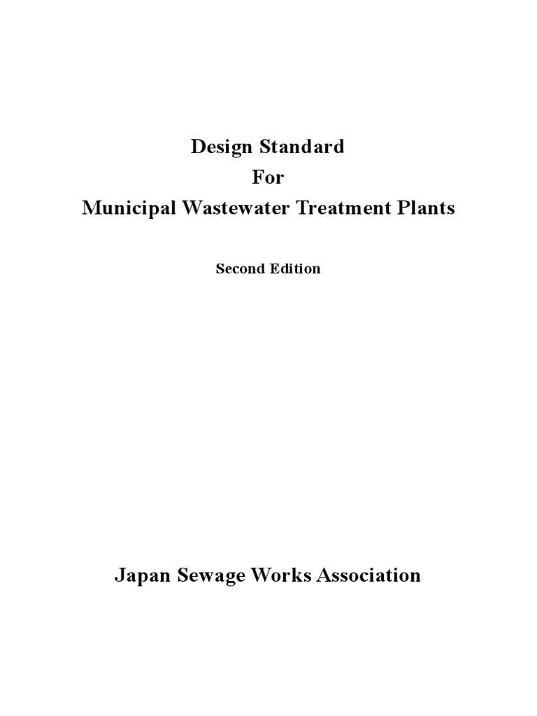 Municipal Wastewater Treatment Design Standards | PDF | Sewage ...