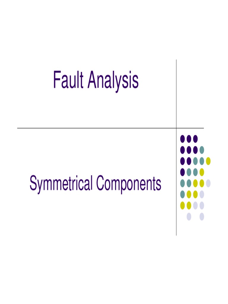 Fault Analysis: Symmetrical Components | PDF | Physical Quantities | Force