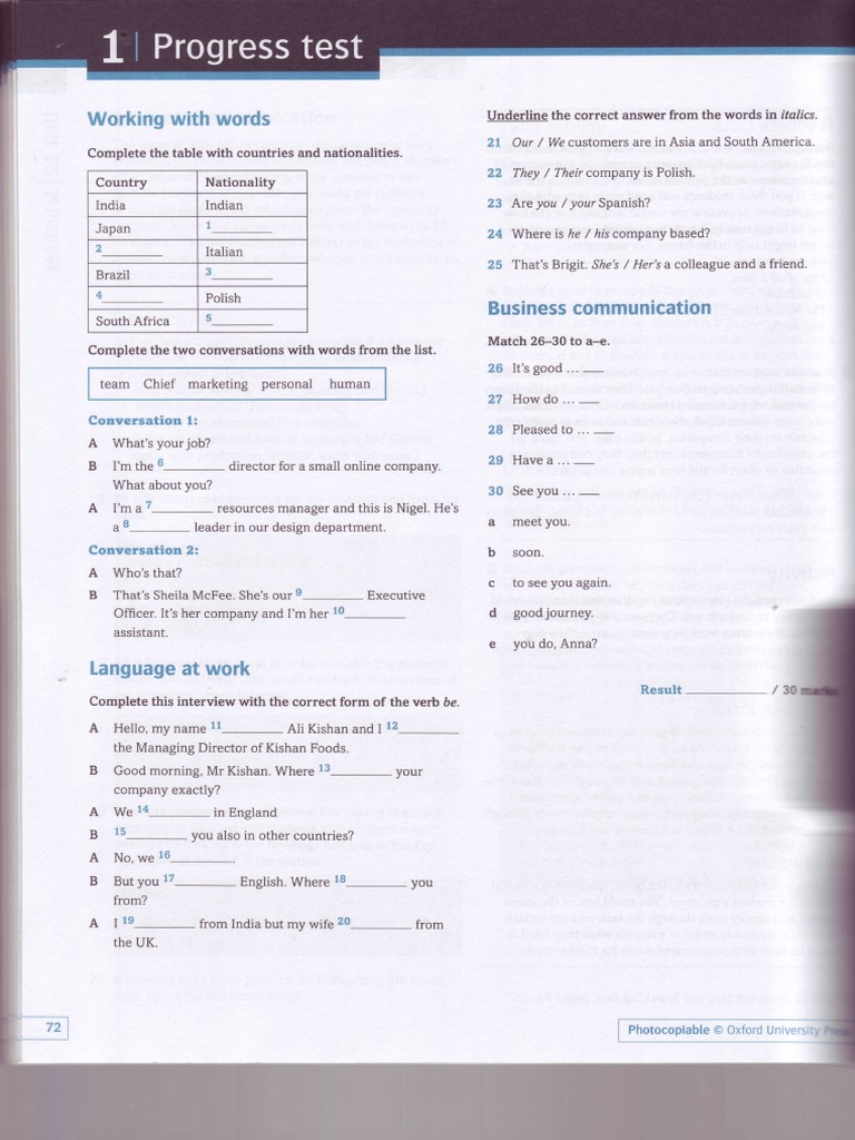 Elementary Tests 11225 | PDF | Business