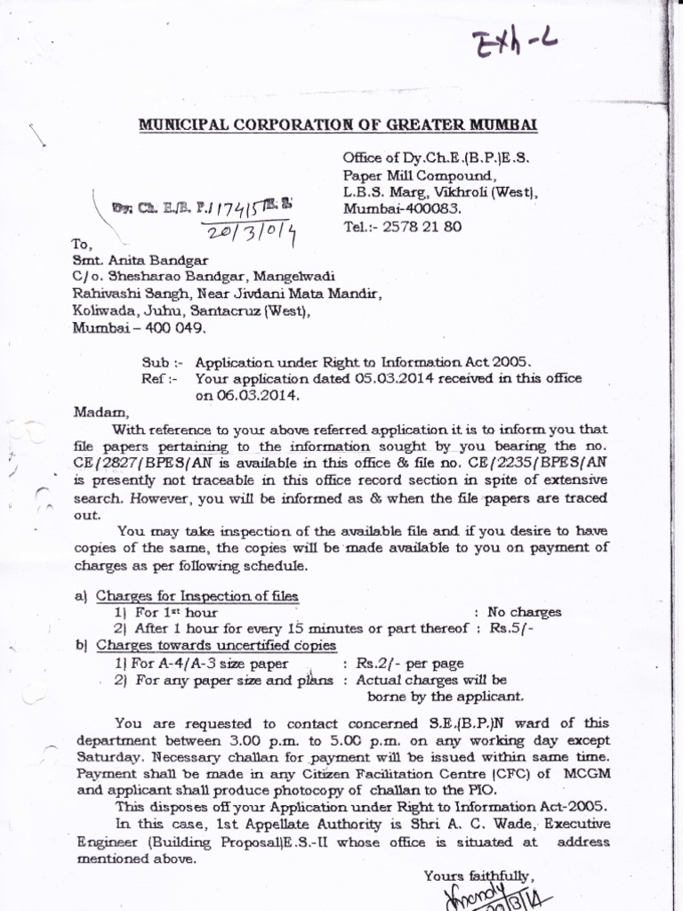 17 - 05 - 2014 - 14 - 00 - 57 - MCGM Letter - 0001 | PDF