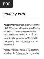 Panday Pira: Who Is He? A Native of Luzon Province, Panday Pira | PDF | Philippines